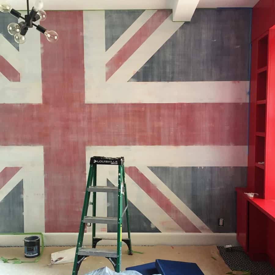 How to Paint a British Flag Mural | Jess Artistic Designs